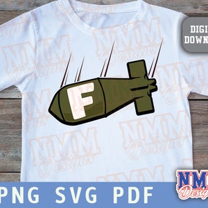 F-bomb SVG: Tattoo Design Vector Cut Files (digital Download) - Etsy