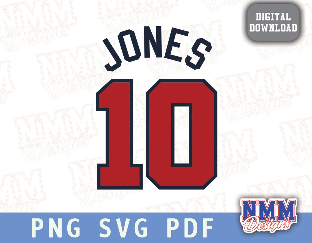 Jones Jersey Svg Png Pdf Svg Files for Cricut Vinyl Cut - Etsy Australia