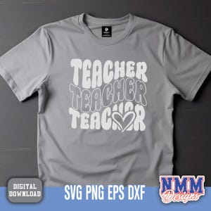 Teacher Svg File | Instant Download for Cricut, Teacher Life Design ...