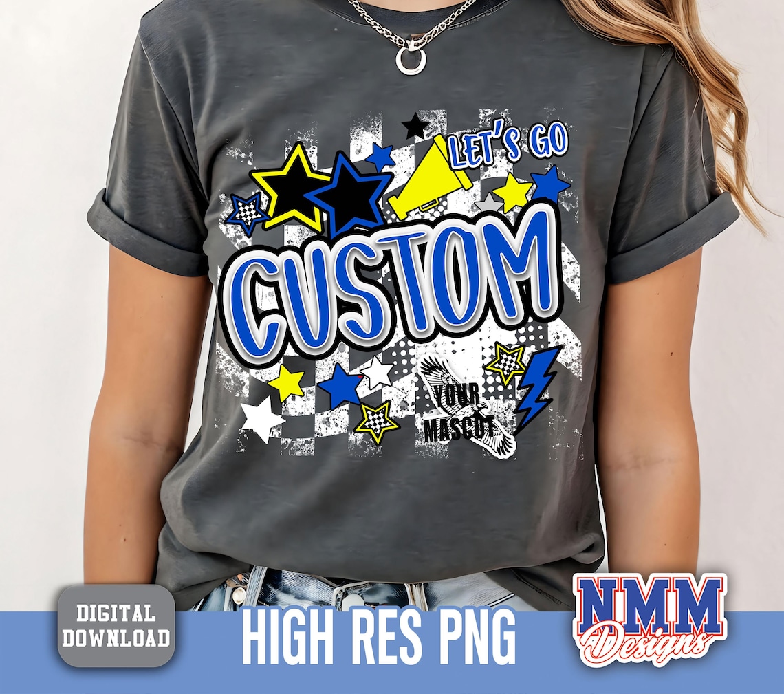 Custom School Mascot PNG: Team Spirit Design (digital Download) - Etsy