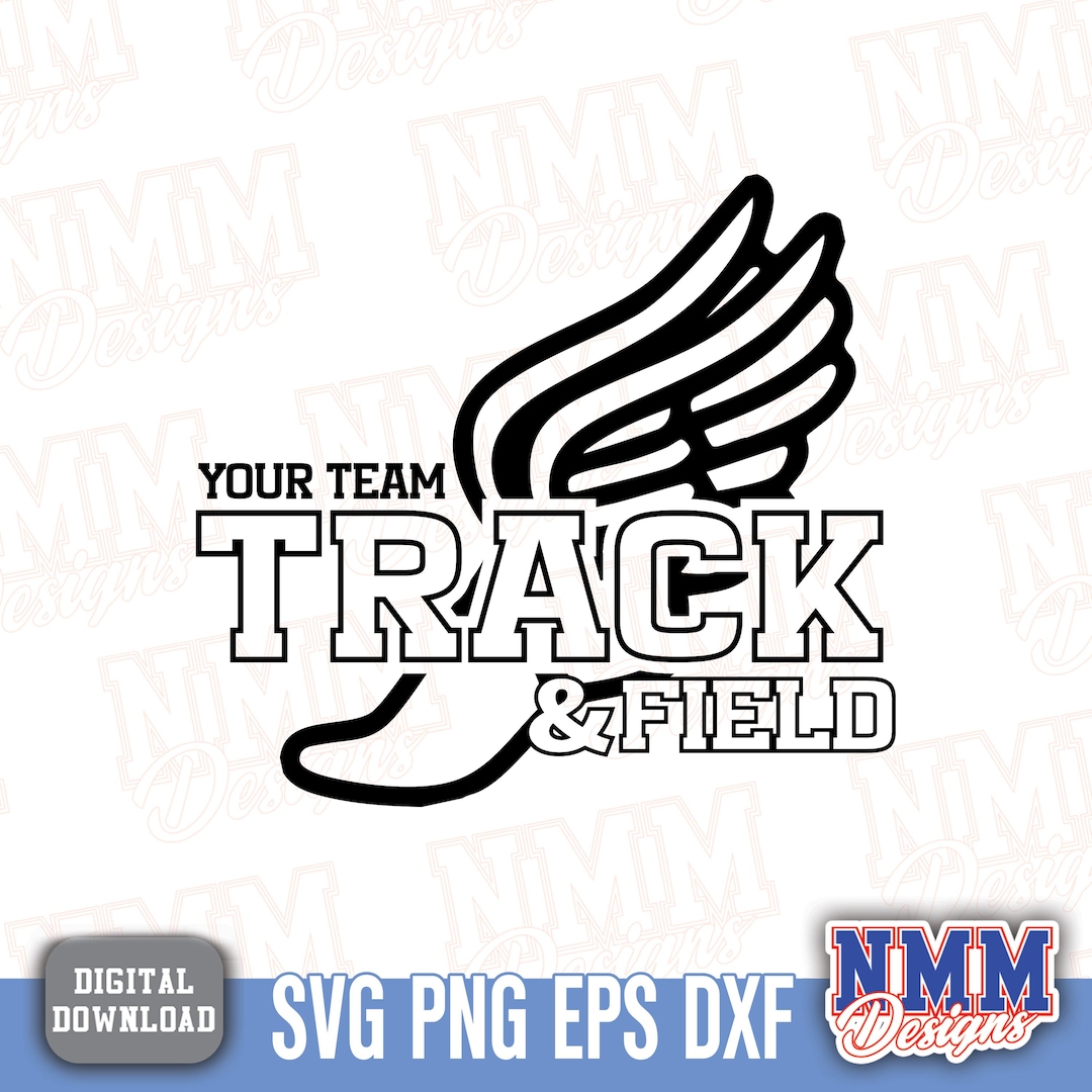 Track and Field SVG: Custom Team Design (digital Download) - Etsy