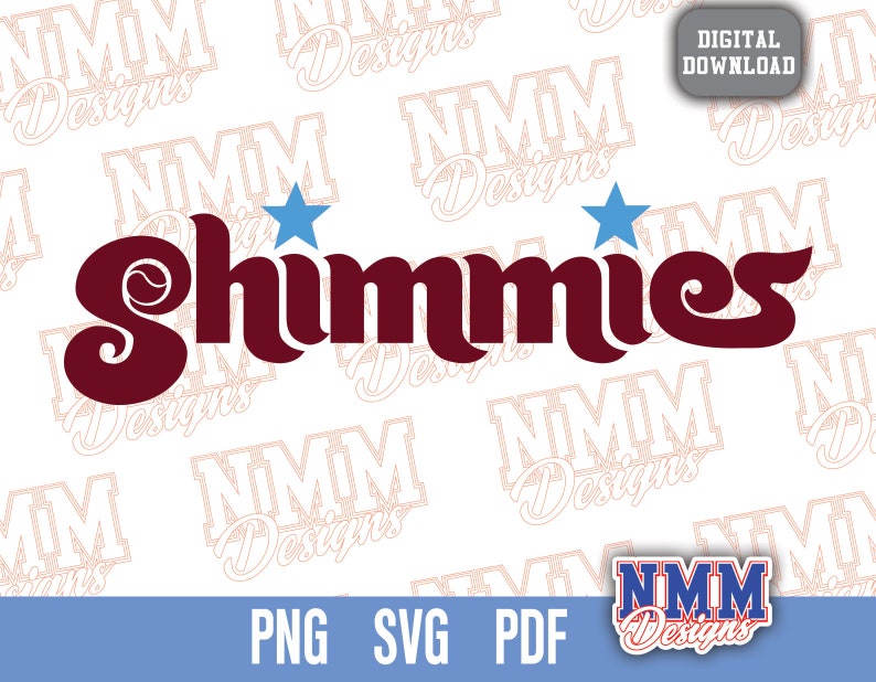Shimmies SVG: School Sports Cut File (digital Download) - Etsy