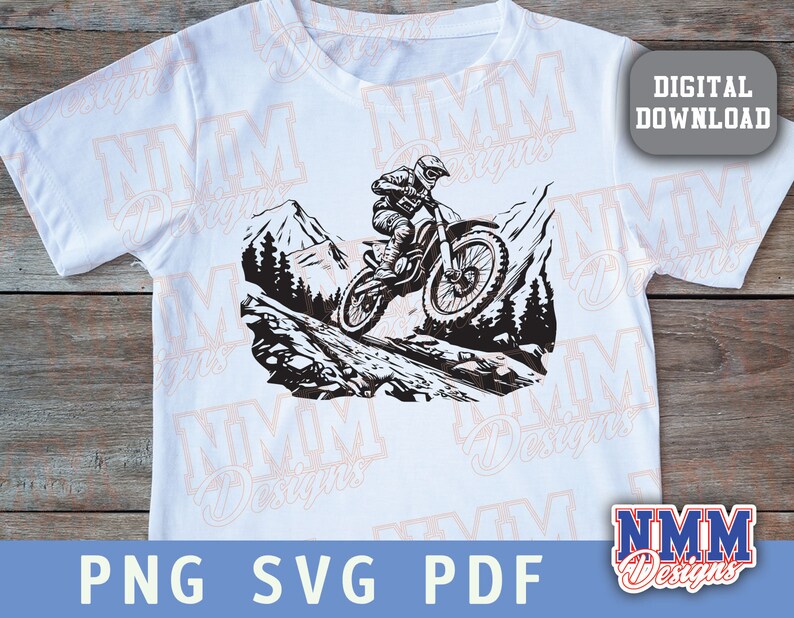 Motocross SVG Bundle: Motorcycle, Dirt Bike Designs (digital Download ...