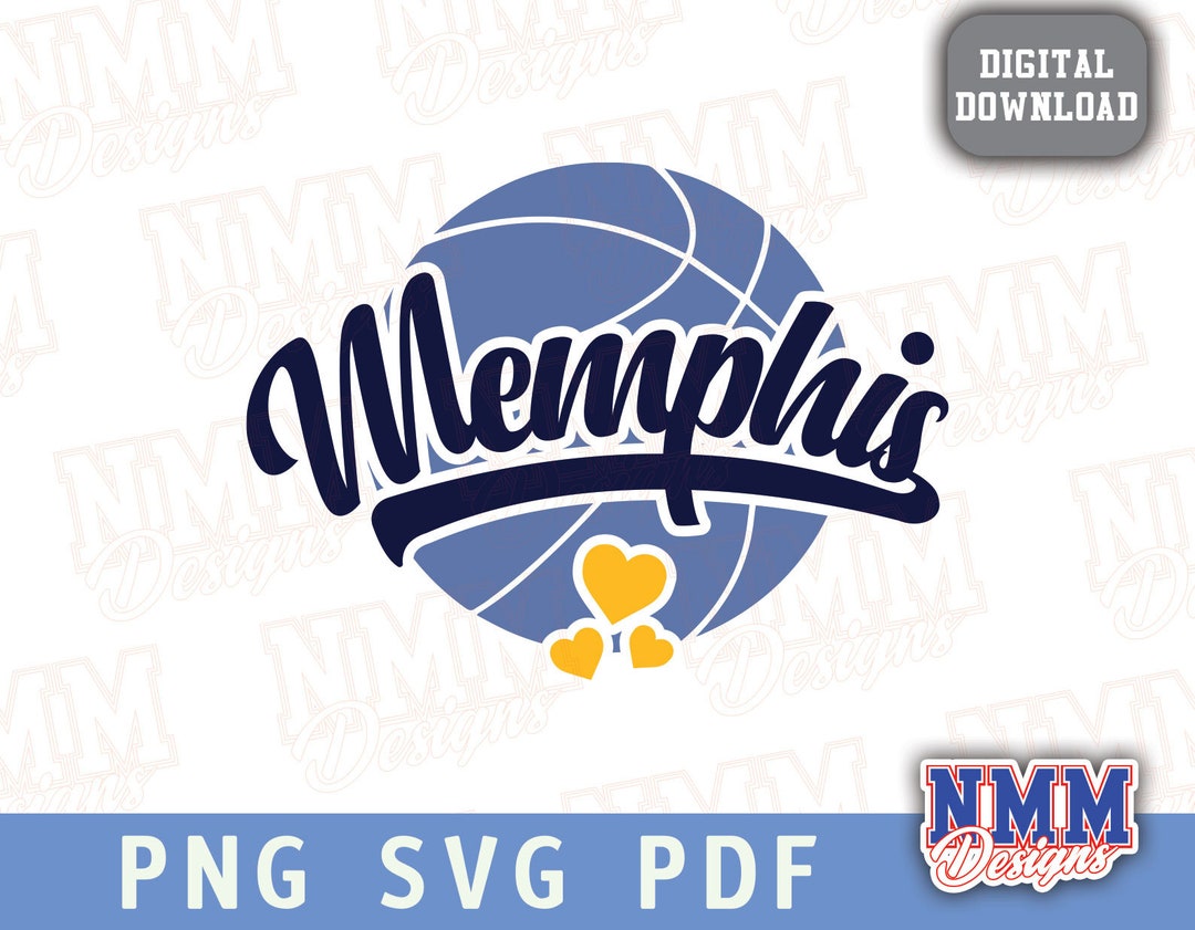 Memphis Basketball Svg Png, Pdf, Svg Files for Cricut, Vinyl Cut File ...