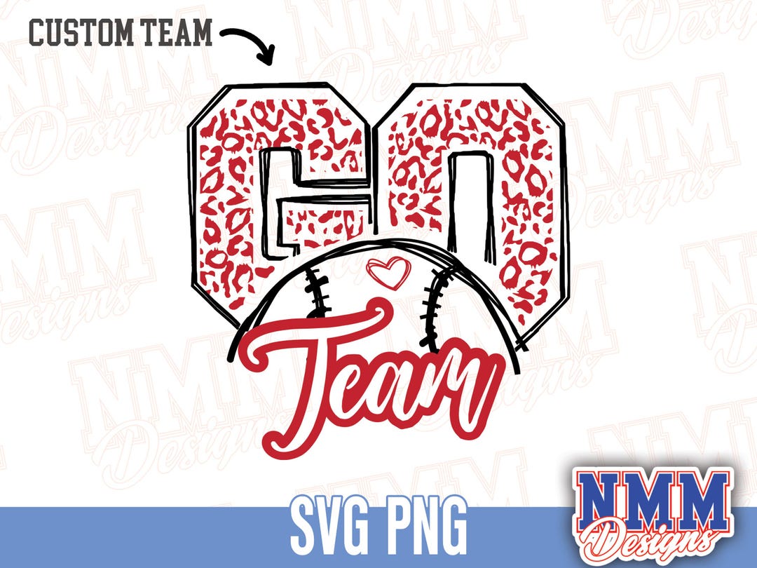 Baseball Team Name SVG: Custom Mascot Cut File (digital Download - Etsy
