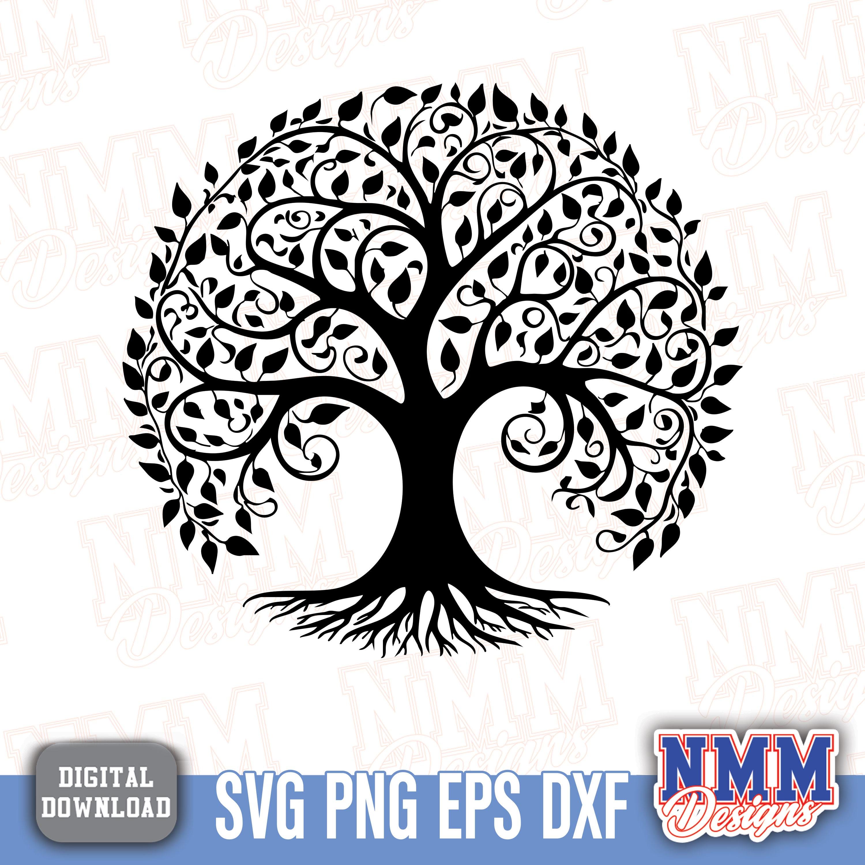 Family Tree SVG Bundle: Ancestry Design for Cricut, Silhouette (digital ...