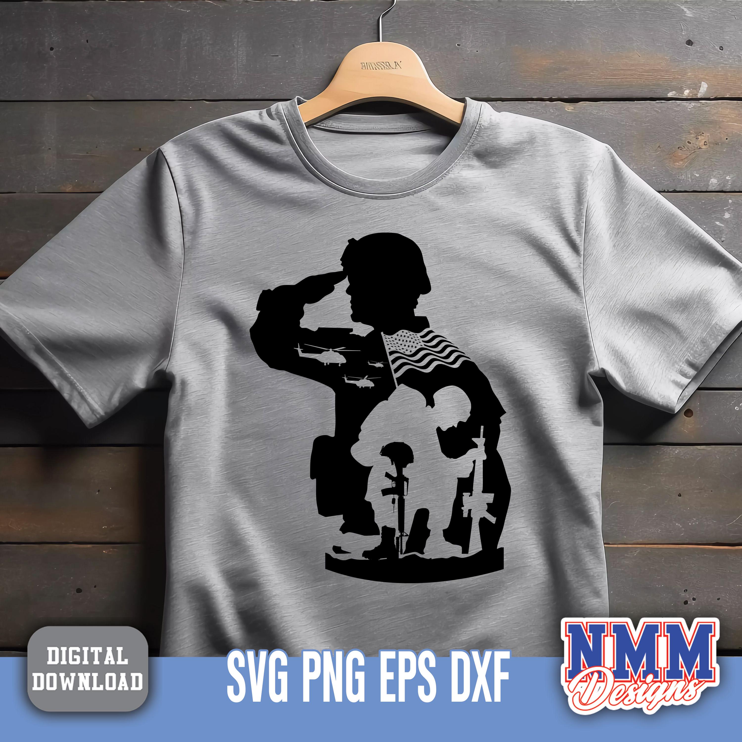 Soldier SVG: Veteran Cut Files, Army Military PNG (digital Download) - Etsy