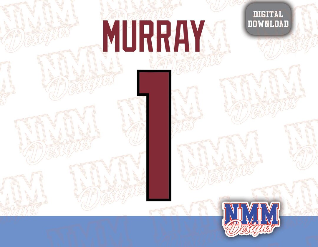 Murray Jersey Svg Png, Pdf, Svg Files for Cricut, Vinyl Cut File, for ...