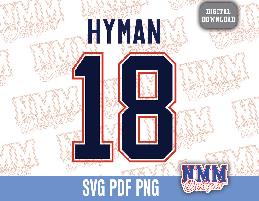 Hyman Jersey Svg Png, Pdf, Svg Files for Cricut, Vinyl Cut File, for ...