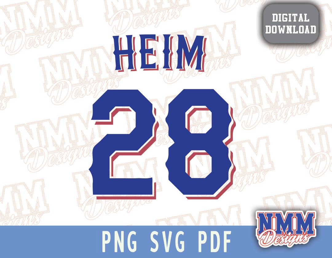 Heim Jersey Svg Png, Pdf, Svg Files for Cricut, Vinyl Cut File, for ...
