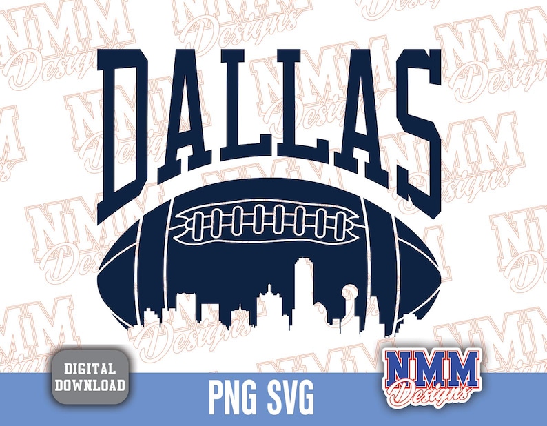 Dallas Football SVG Cut File: Texas Team Logo (digital Download) - Etsy