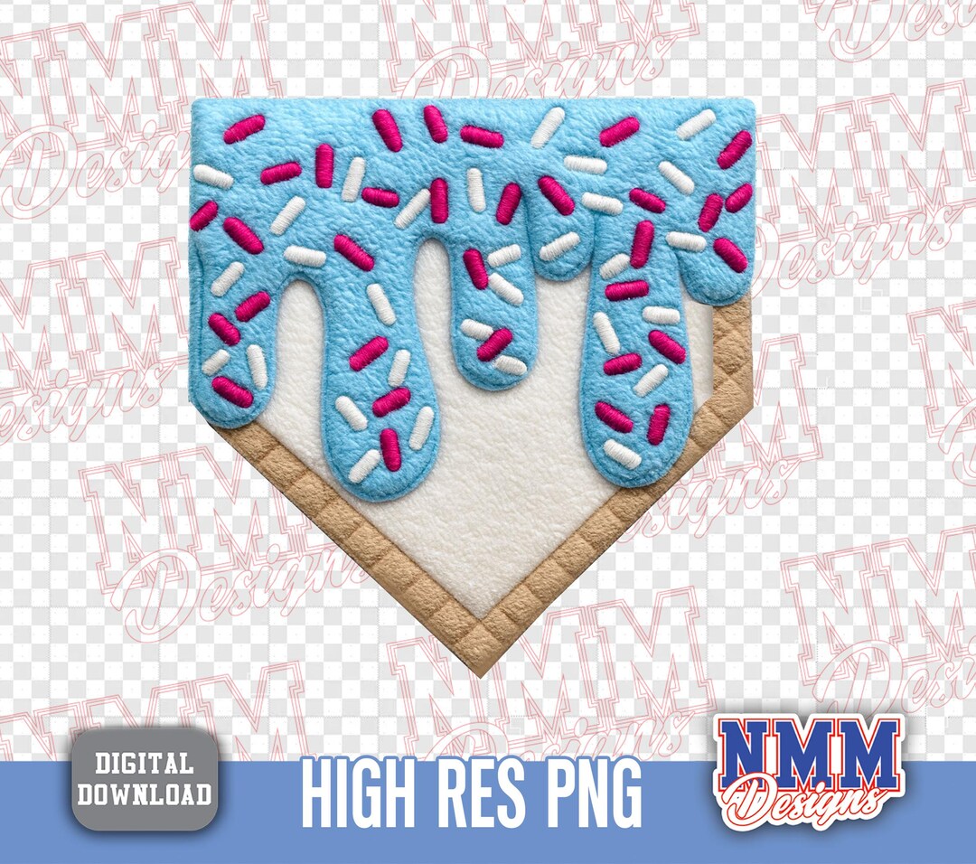 Baseball Drip Base, Ice Cream Baseball PNG: (digital Download) - Etsy