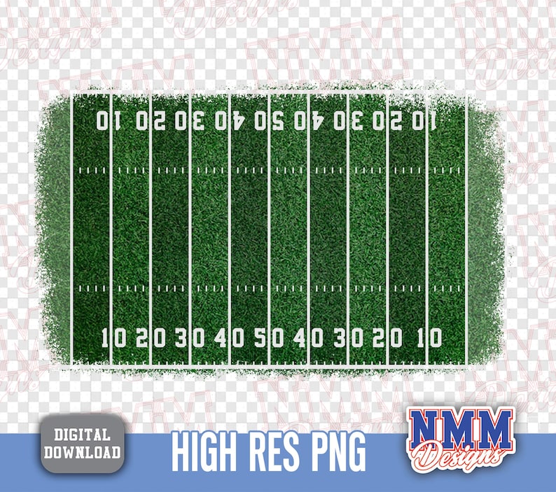 Football Field Sublimation Design: PNG, SVG, PDF (digital Download ...