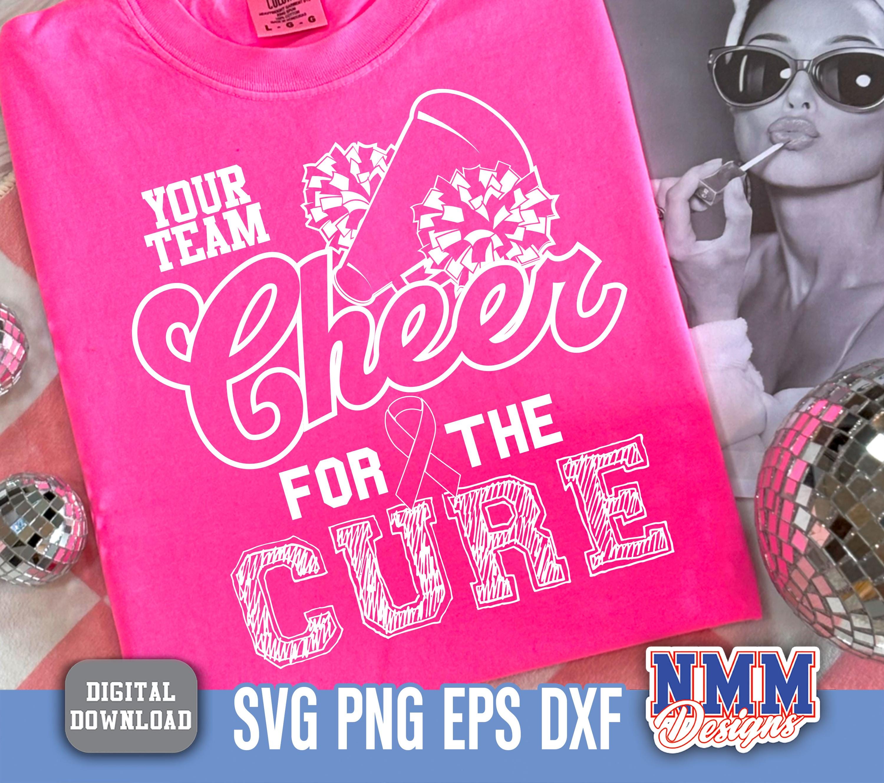 Pink Out Cheer Svg Png, Breast Cancer Awareness Svg (digital Download ...