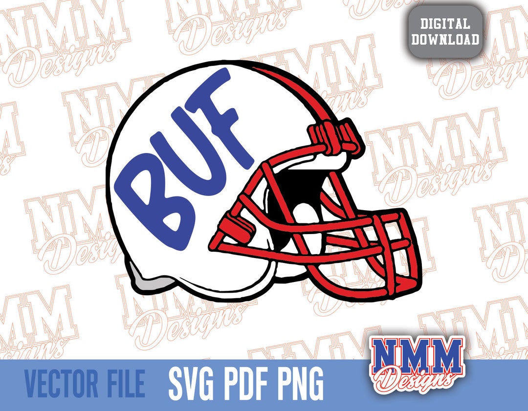 BUF Football Svg Png, Pdf, Svg Files for Cricut, Vinyl Cut File, Iron ...