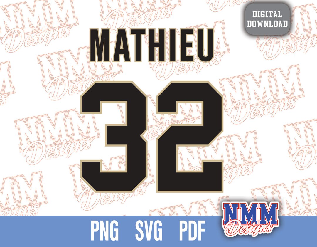 Mathieu Jersey Svg Png, Pdf, Svg Files for Cricut, Vinyl Cut File, for ...