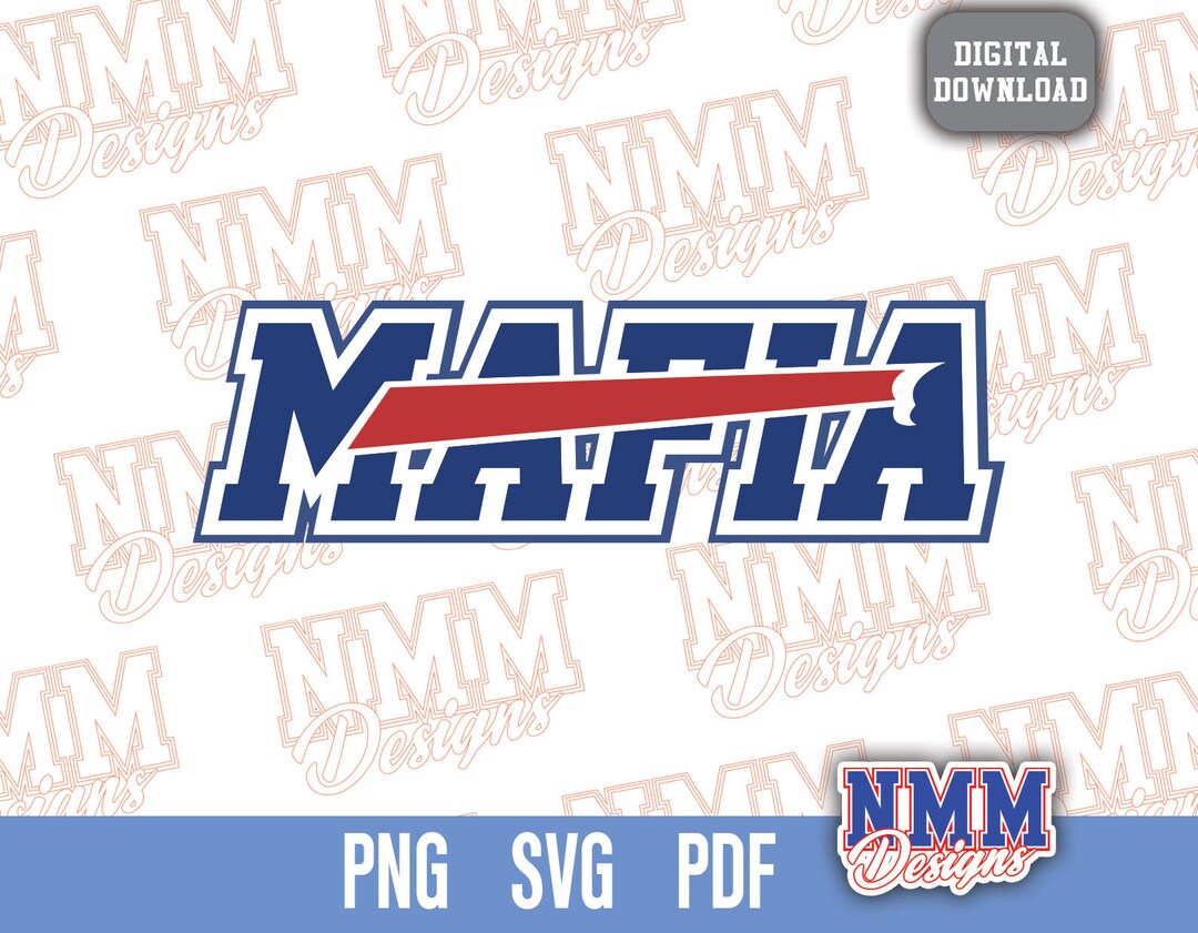 Buffalo Football Cut Files for Cricut - Cheer on the Mafia in Style! - Etsy
