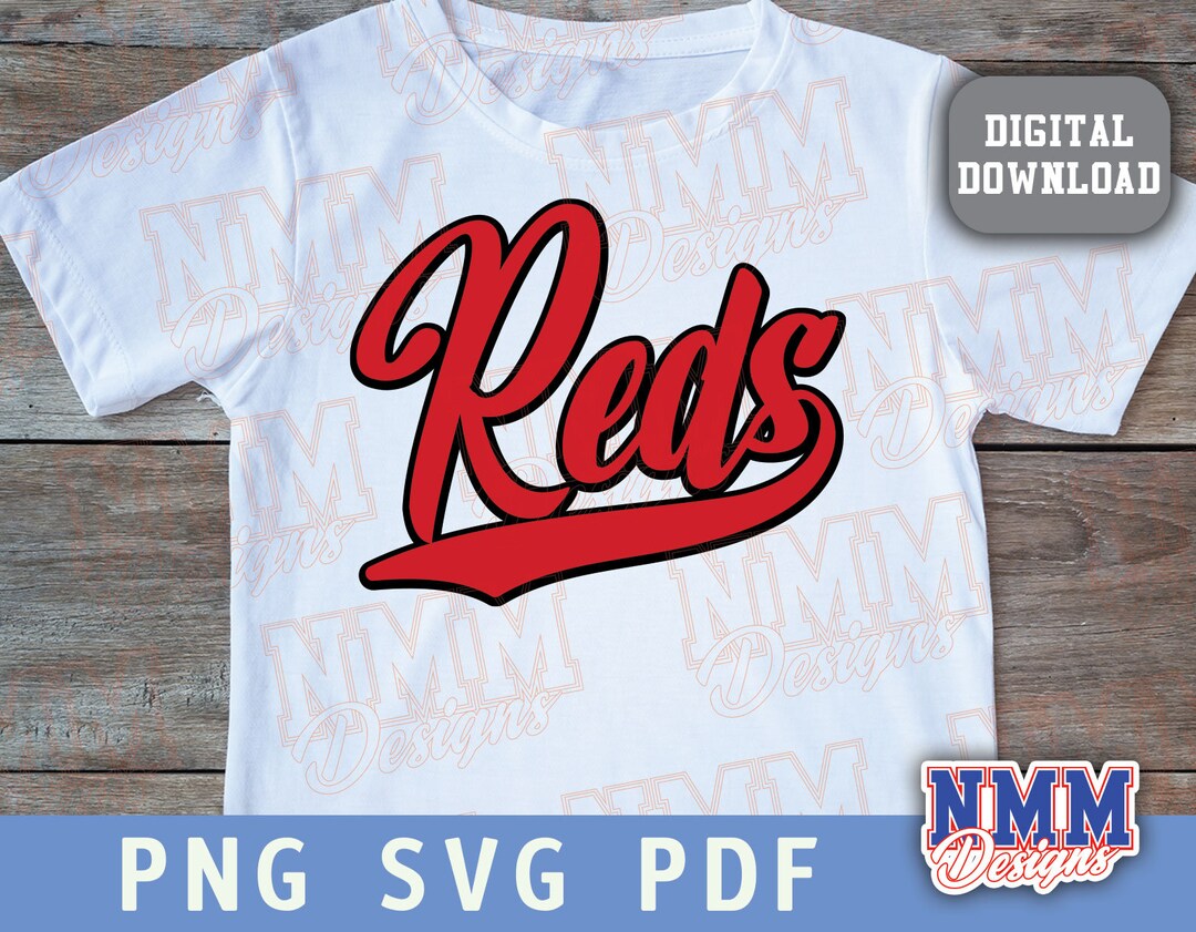 Reds Team SVG, Baseball SVG, Shirt SVG, Digital Download, Cut File ...