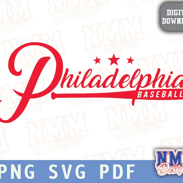 Phillies Font Svg - Etsy