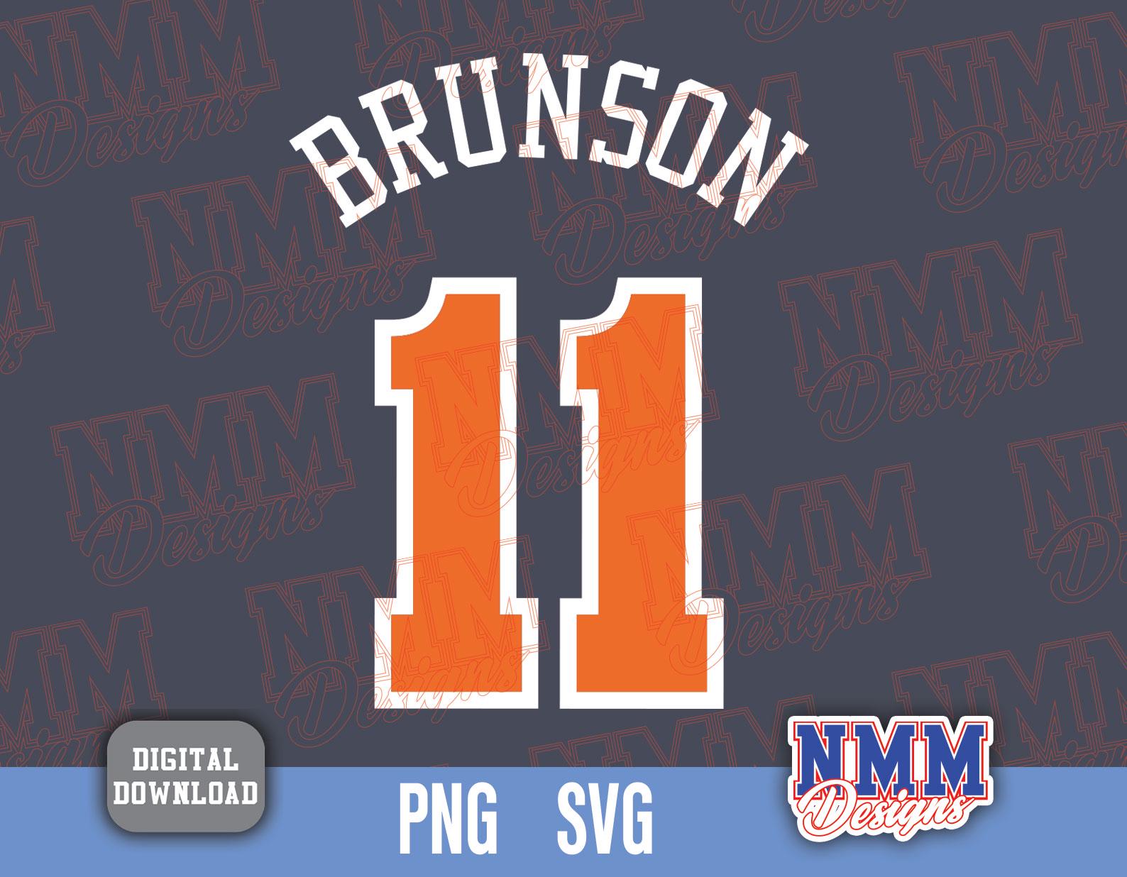 Brunson Jersey SVG PNG: School Sports Cut File (digital Download) - Etsy