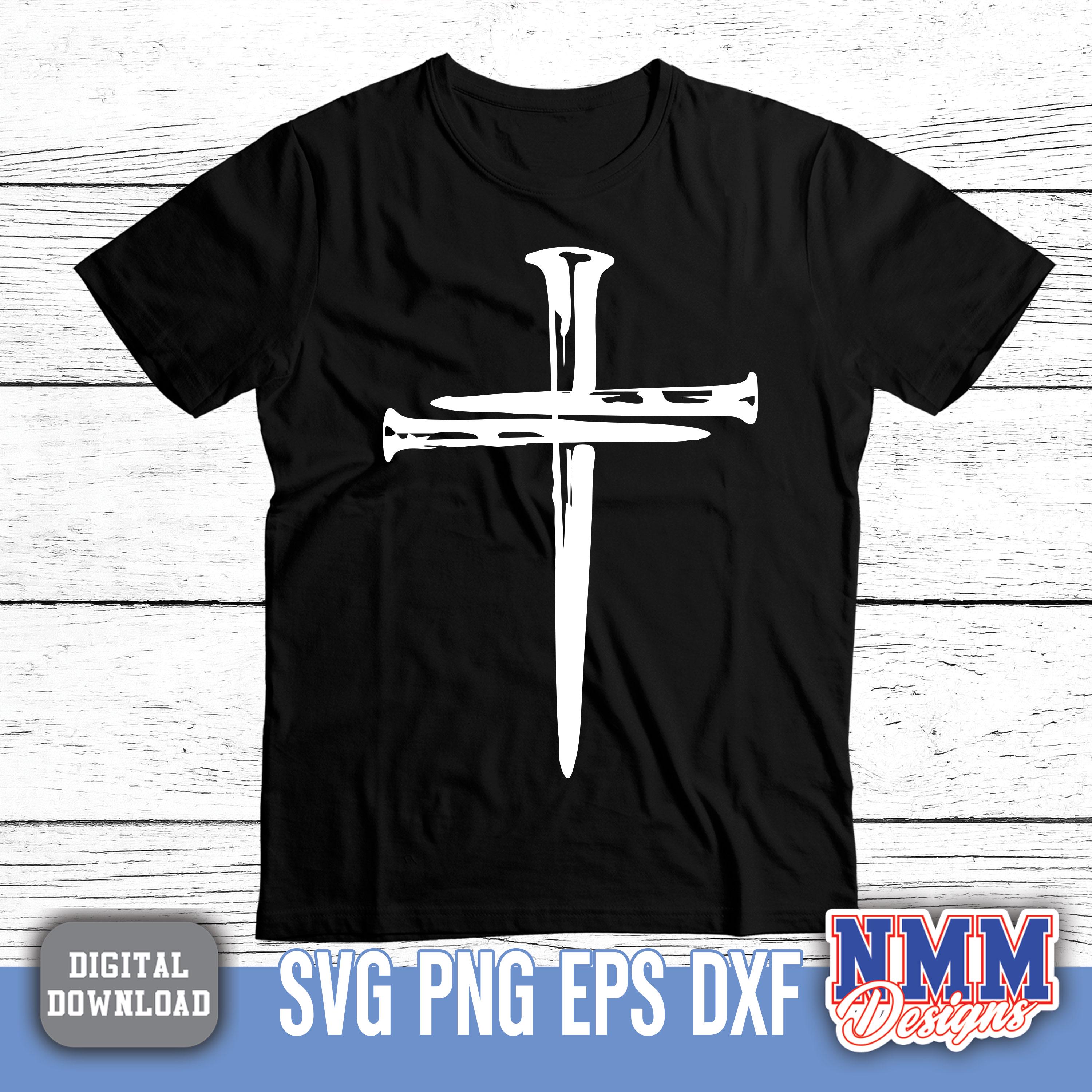 Three Nails Cross SVG File: Christian Religious Design (digital ...