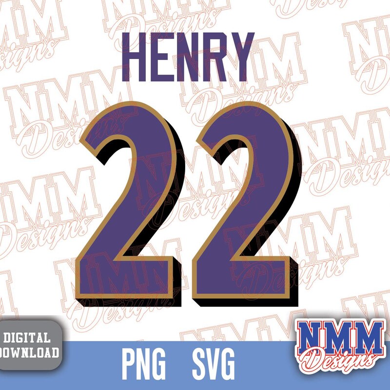 Derrick Henry Png - Etsy