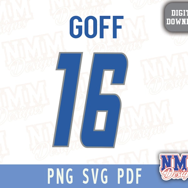 Goff Svg Png - Etsy