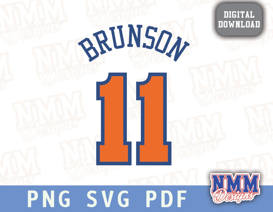 Brunson Jersey Svg Png, Pdf, Svg Files for Cricut, Vinyl Cut File, for ...