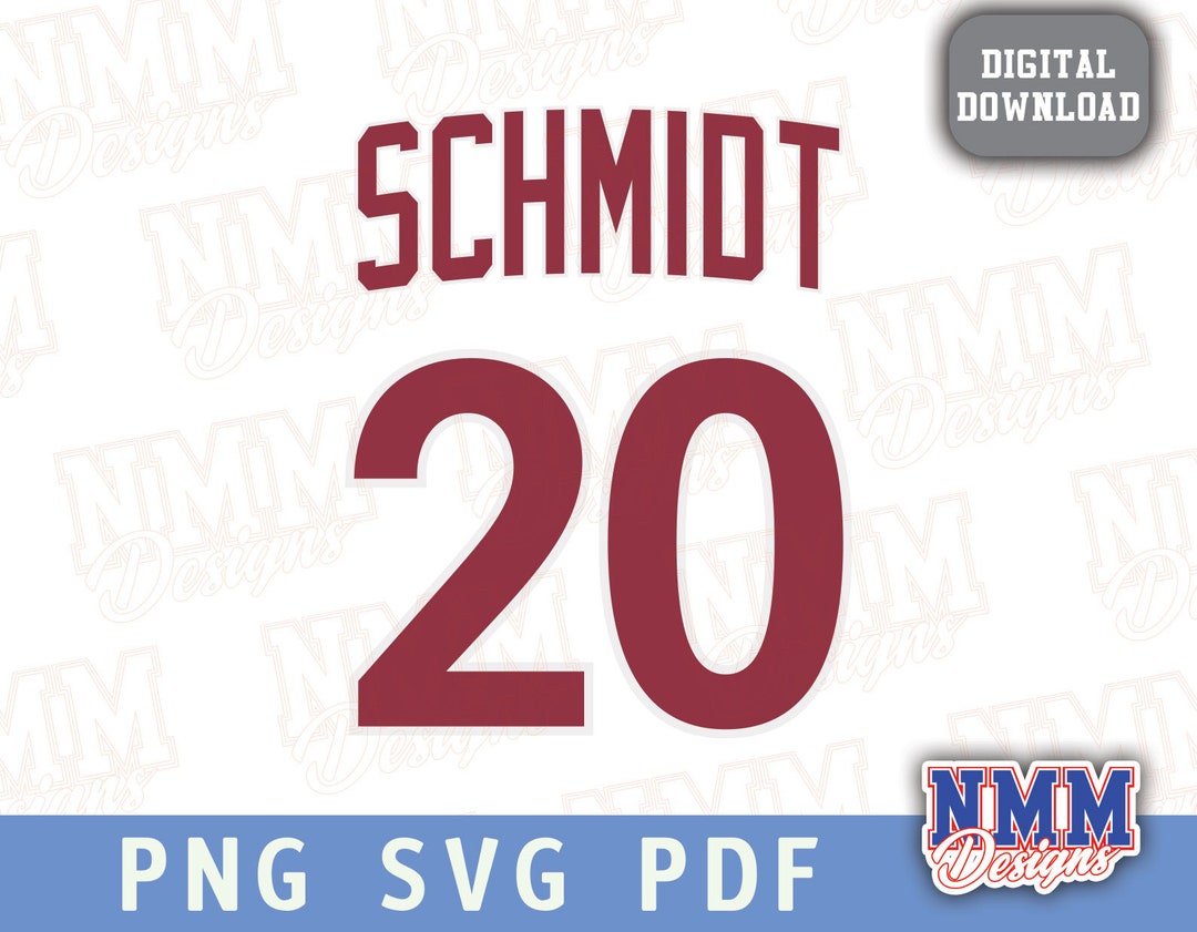 Schmidt Jersey Svg Png, Pdf, Svg Files for Cricut, Vinyl Cut File, for Shirts and Mugs, Iron on ...