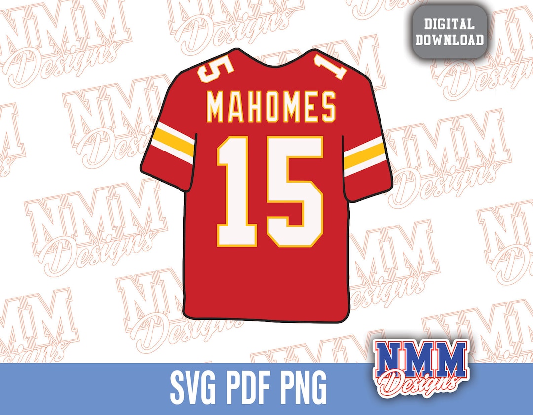 Mahomes Jersey Svg Png, Pdf, Svg Files for Cricut, Vinyl Cut File, for ...
