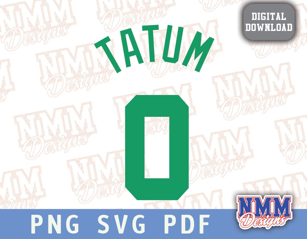 Tatum Jersey Svg Png, Pdf, Svg Files for Cricut, Vinyl Cut File, for ...