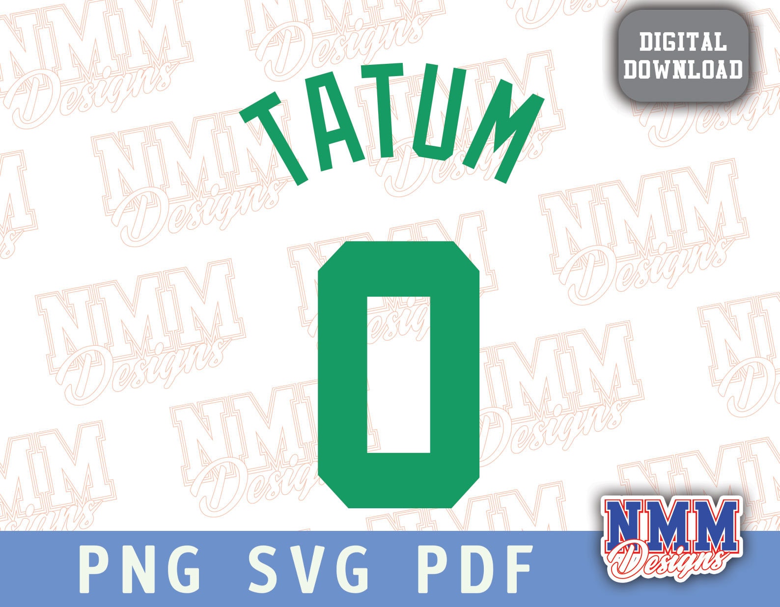 Tatum Jersey Svg Png Pdf Svg Files for Cricut Vinyl Cut - Etsy
