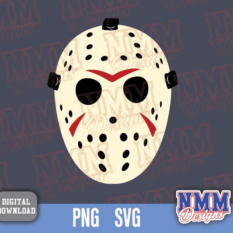 Jason Mask Stencil - Etsy