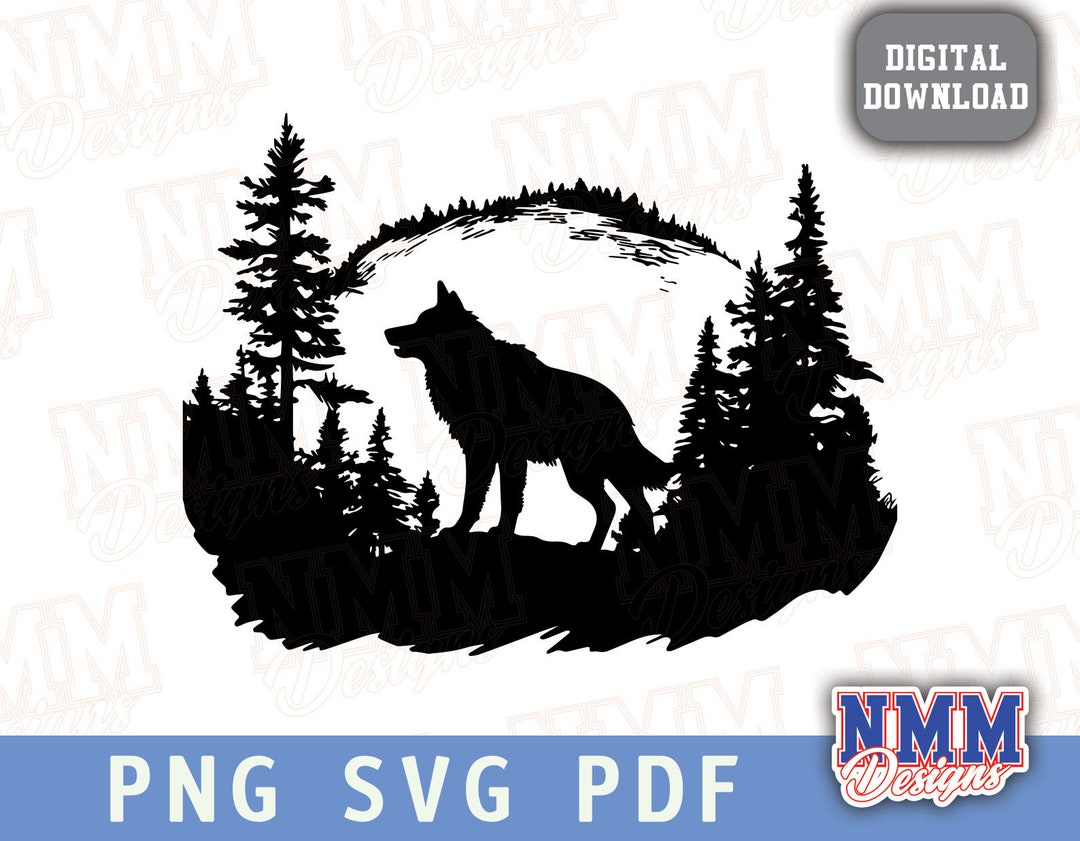 Wolf SVG | Outdoor SVG | Wolves Decal T-shirt Sticker Graphics | Cut ...