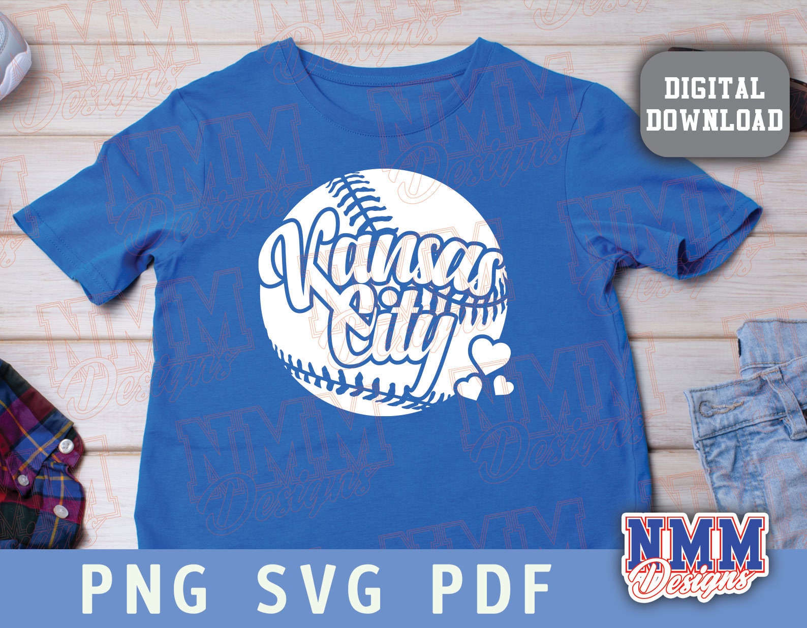 Kansas City Baseball SVG: Cricut Cut File, Iron on Design (digital ...