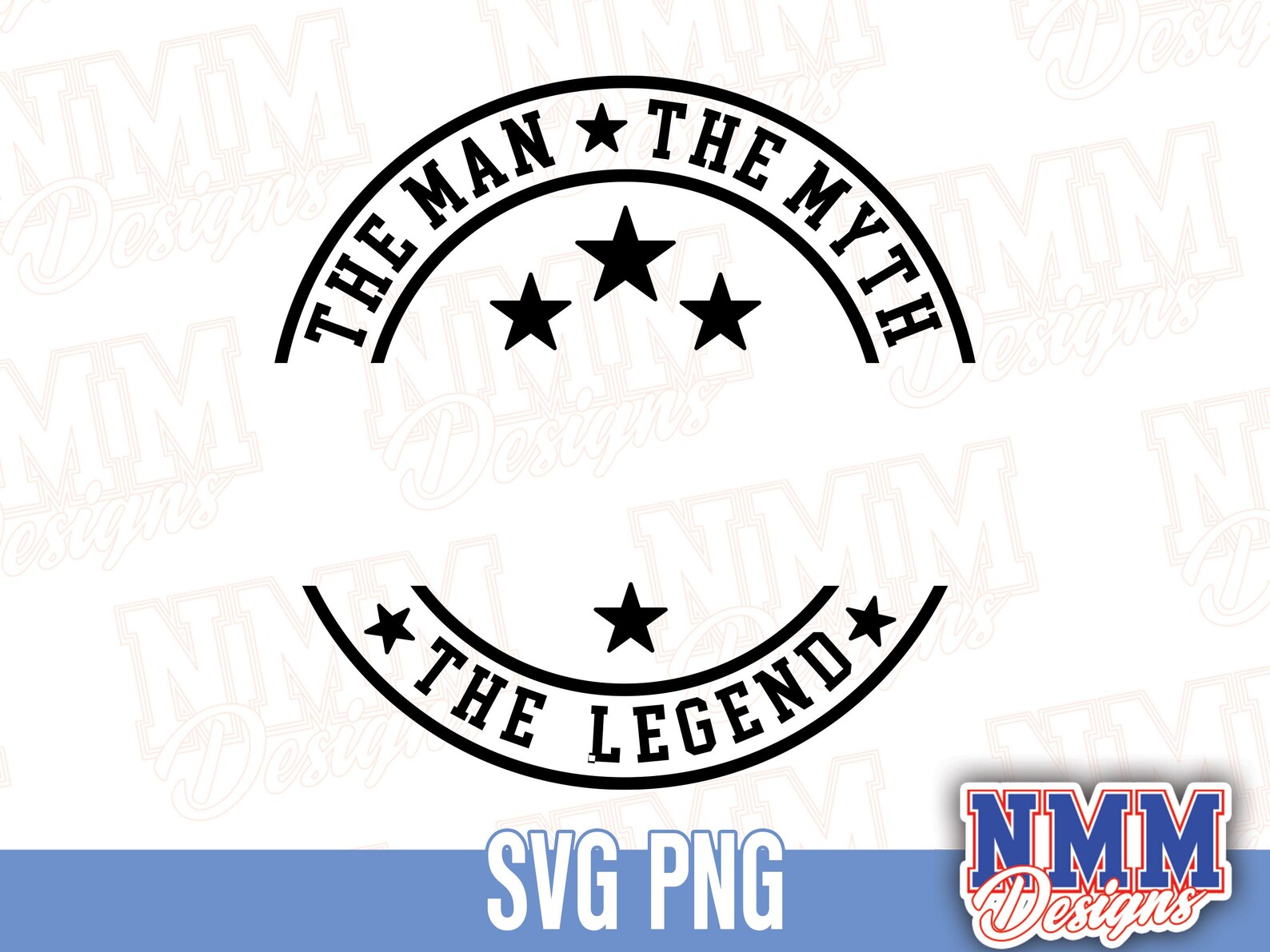 The Man the Myth the Legend SVG: Grandpa, Father Design (digital ...