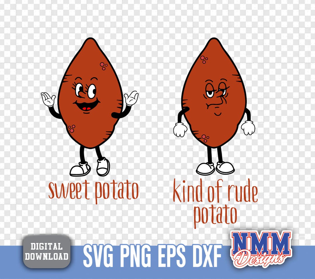 Funny Thanksgiving Potato Couple PNG Bundle | Matching Holiday Shirts ...
