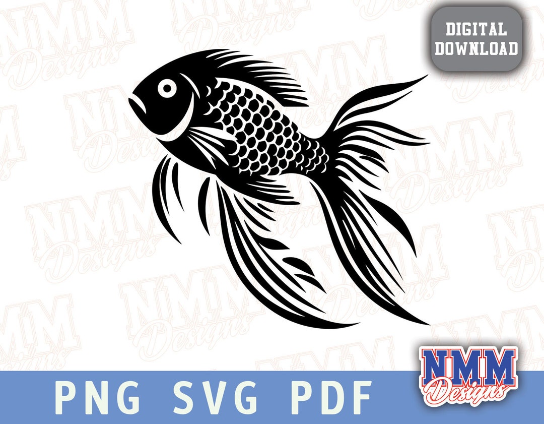 Fish Design SVG: Layered Ocean Art (digital Download) - Etsy