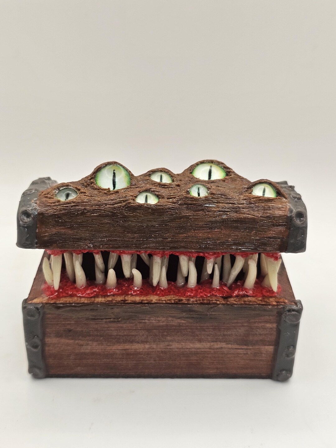 Mimic Dice Box, Mimic Dice Box, D 20, Mimic Treasure Chest Design, D&D ...