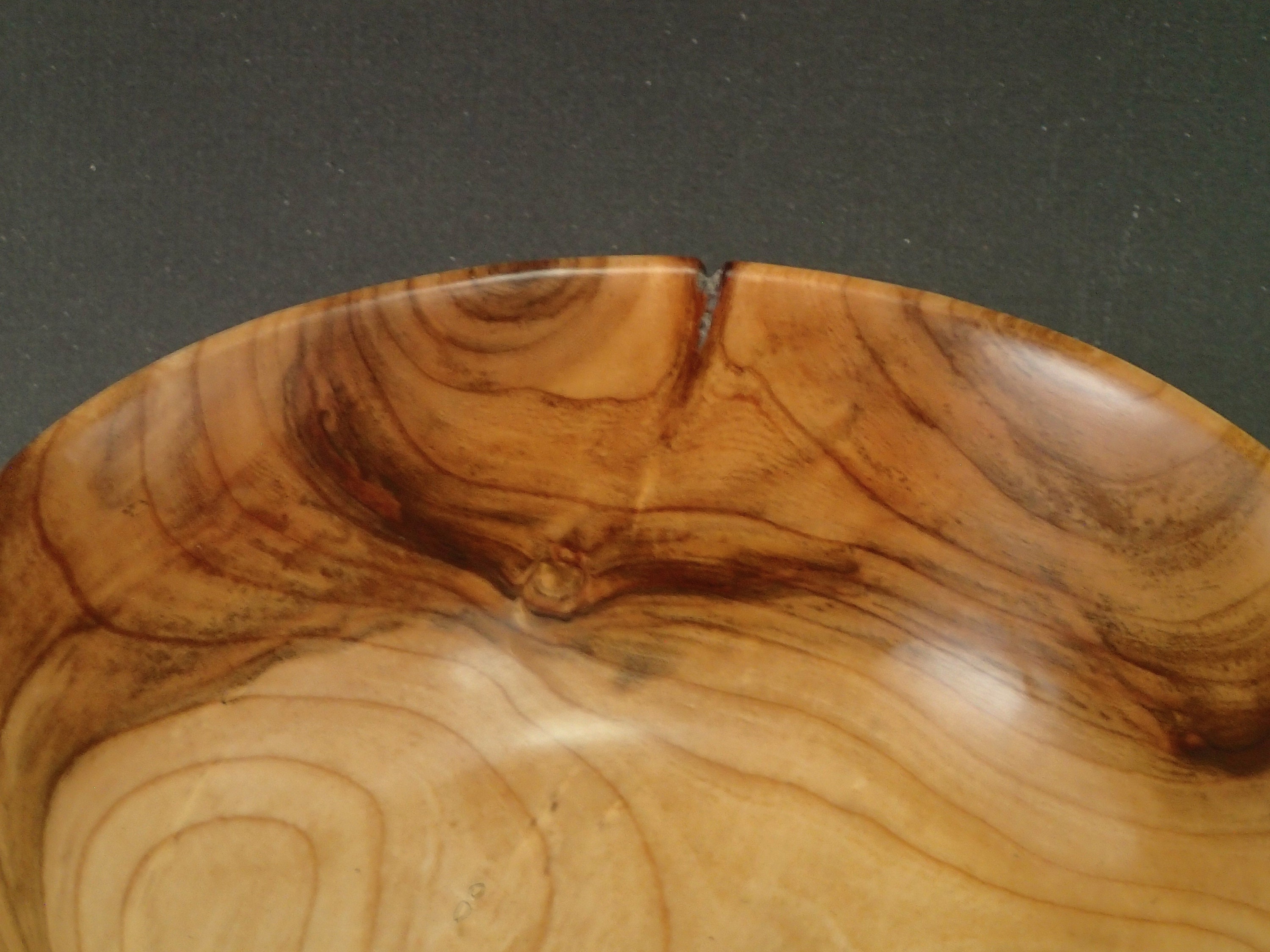 Apple Wood Bowl - Etsy