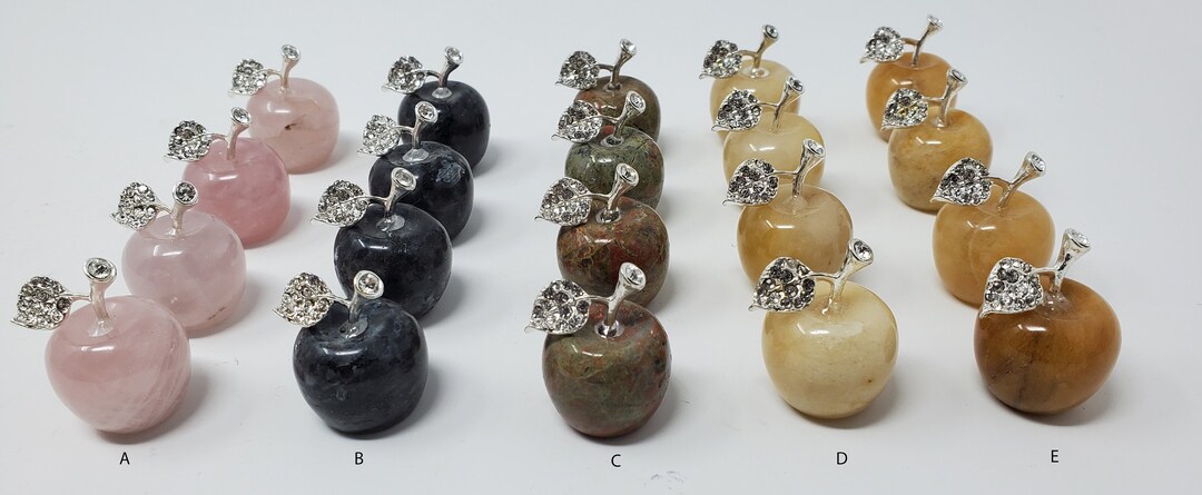Super Cute Mini Crystal Apples - Etsy