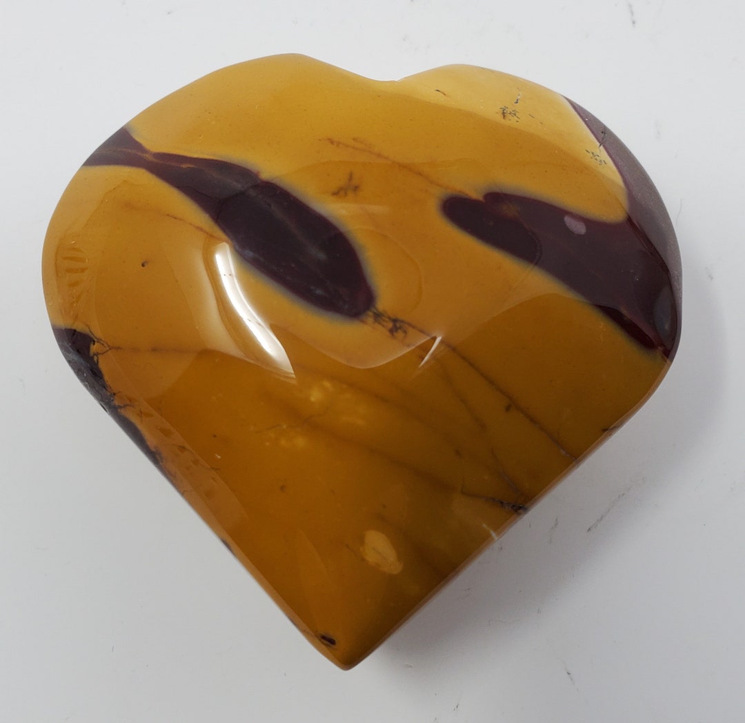 Beautiful Mookaite Jasper Heart - Etsy