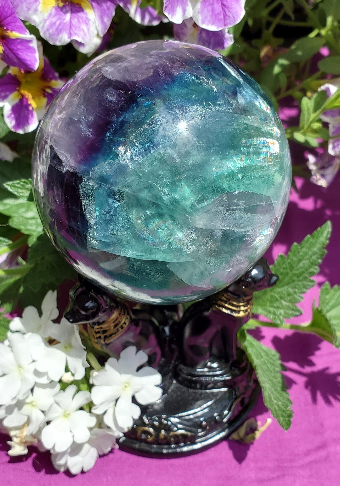 Gorgeous High Quality Fluorite Sphere - Etsy UK