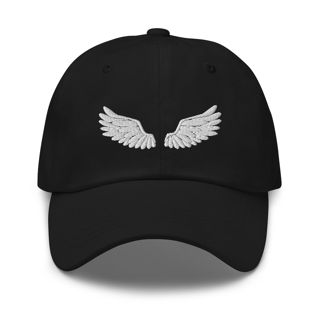 Embroidered Angel Wings Dad Hat - Adjustable Faith Cap - Etsy