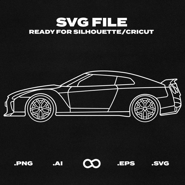 Nissan Gtr Svg - Etsy