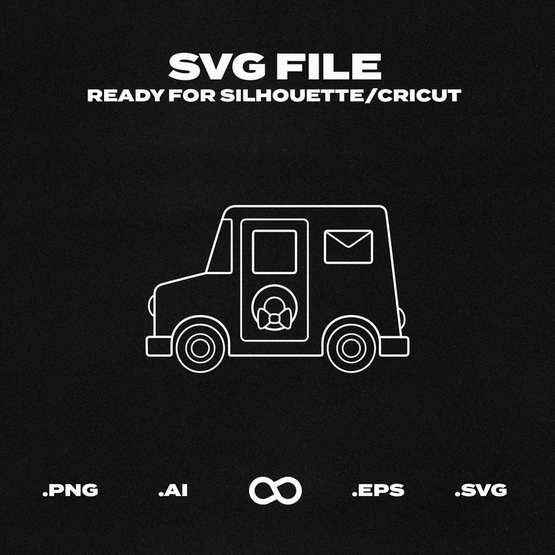 Mail Truck Svg - Etsy