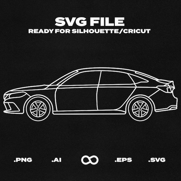 Honda Civic Cricut - Etsy