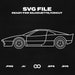Ferrari 288 GTO 1984 Car SVG/EPS Outline - Printable, Cricut ...