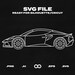 DMC Delorean 1981 Car SVG/EPS Outline - Printable, Cricut & Silhouette ...