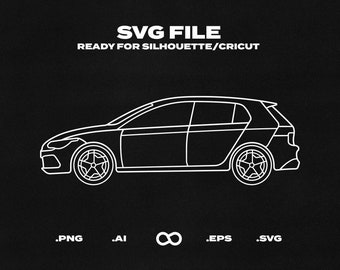 VOLKSWAGEN GOLF MK5 - Vector Art /svg/ai/eps/png/pdf/4k - Etsy